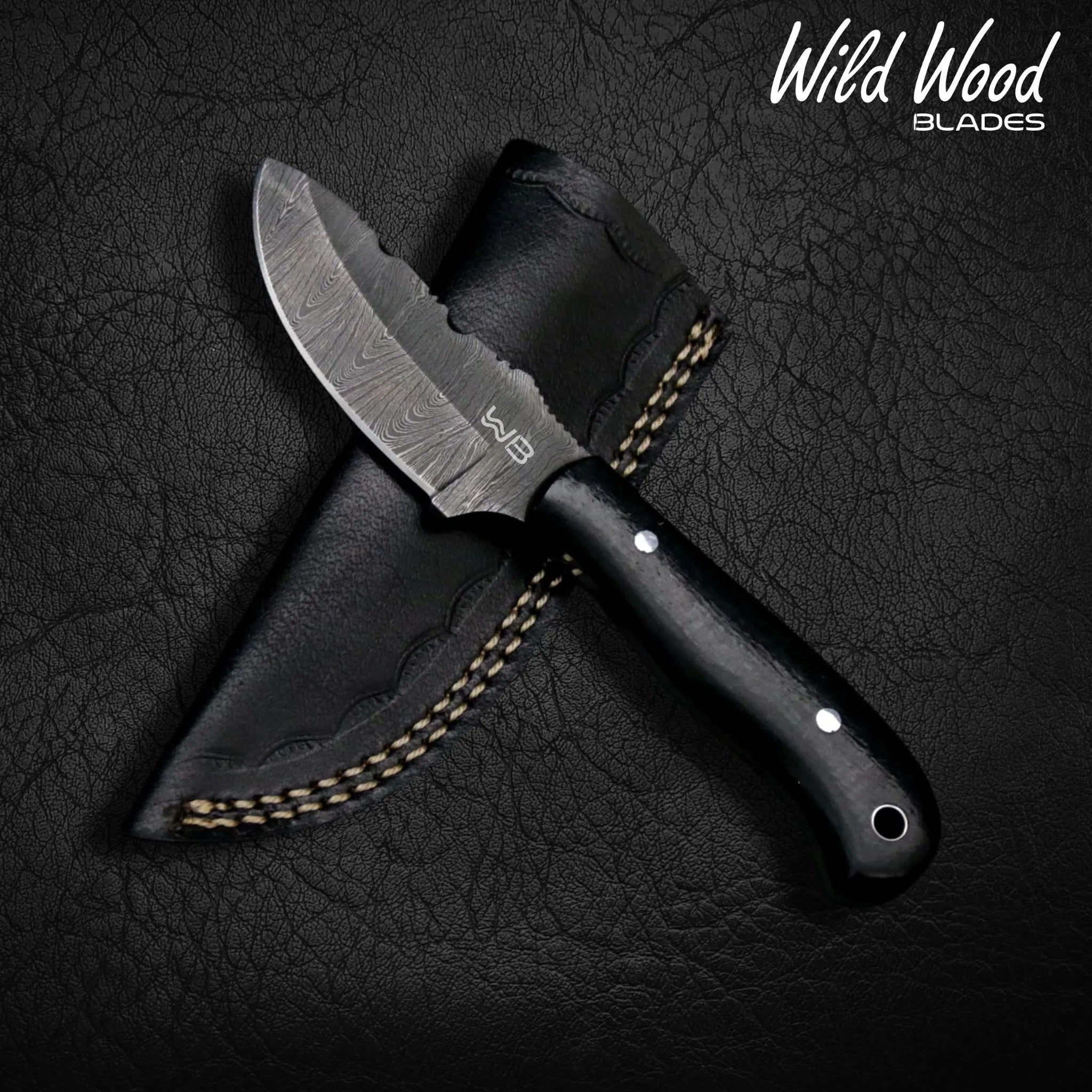 Shackleton Pro Damascus Skinner – Masterfully Hand-Forged